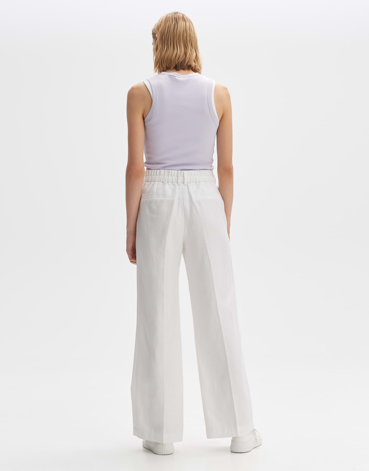 Wide Leg Pants Milis breeze weiß online bestellen | OPUS Online Shop