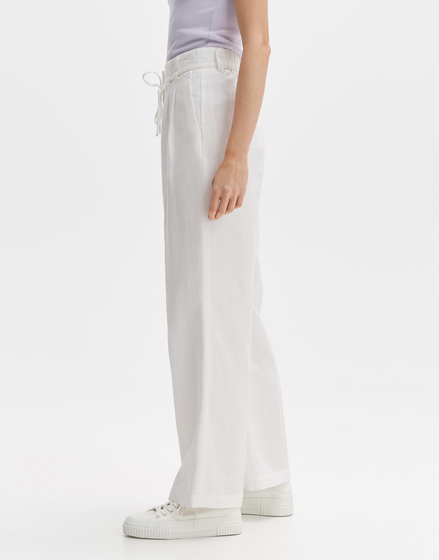 Wide Leg Pants Milis breeze weiß online bestellen | OPUS Online Shop