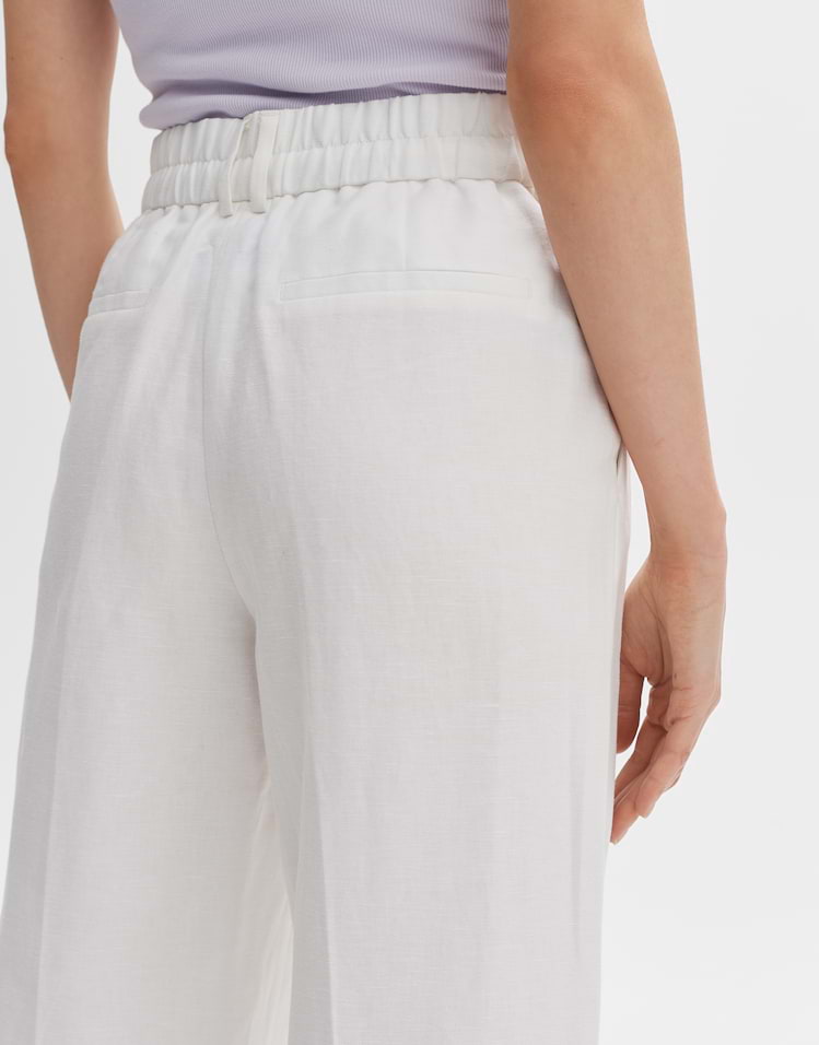 Wide Leg Pants Milis breeze weiß online bestellen | OPUS Online Shop