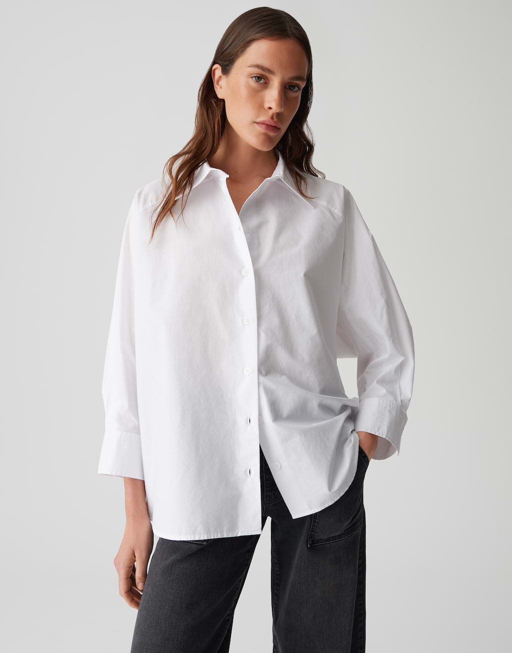 long sleeve blouse Fionne white by OPUS | shop your favourites online