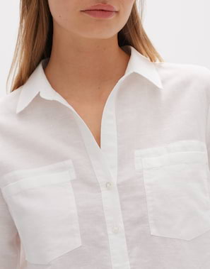 Langarmbluse Fredda weiß online bestellen | OPUS Online Shop