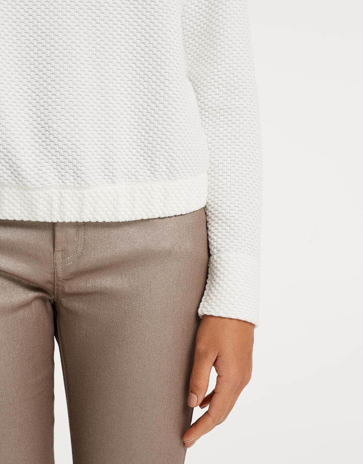 Sweatshirt Gasdina weiß online bestellen | OPUS Online Shop