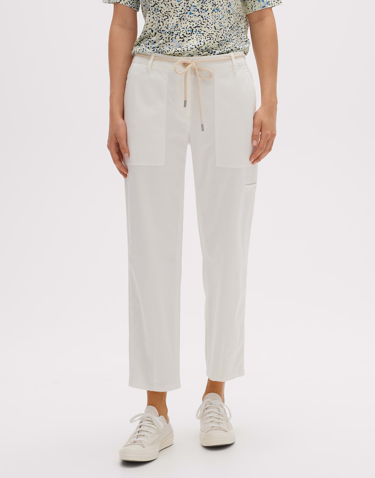City Pants Makila cargo weiß online bestellen | OPUS Online Shop