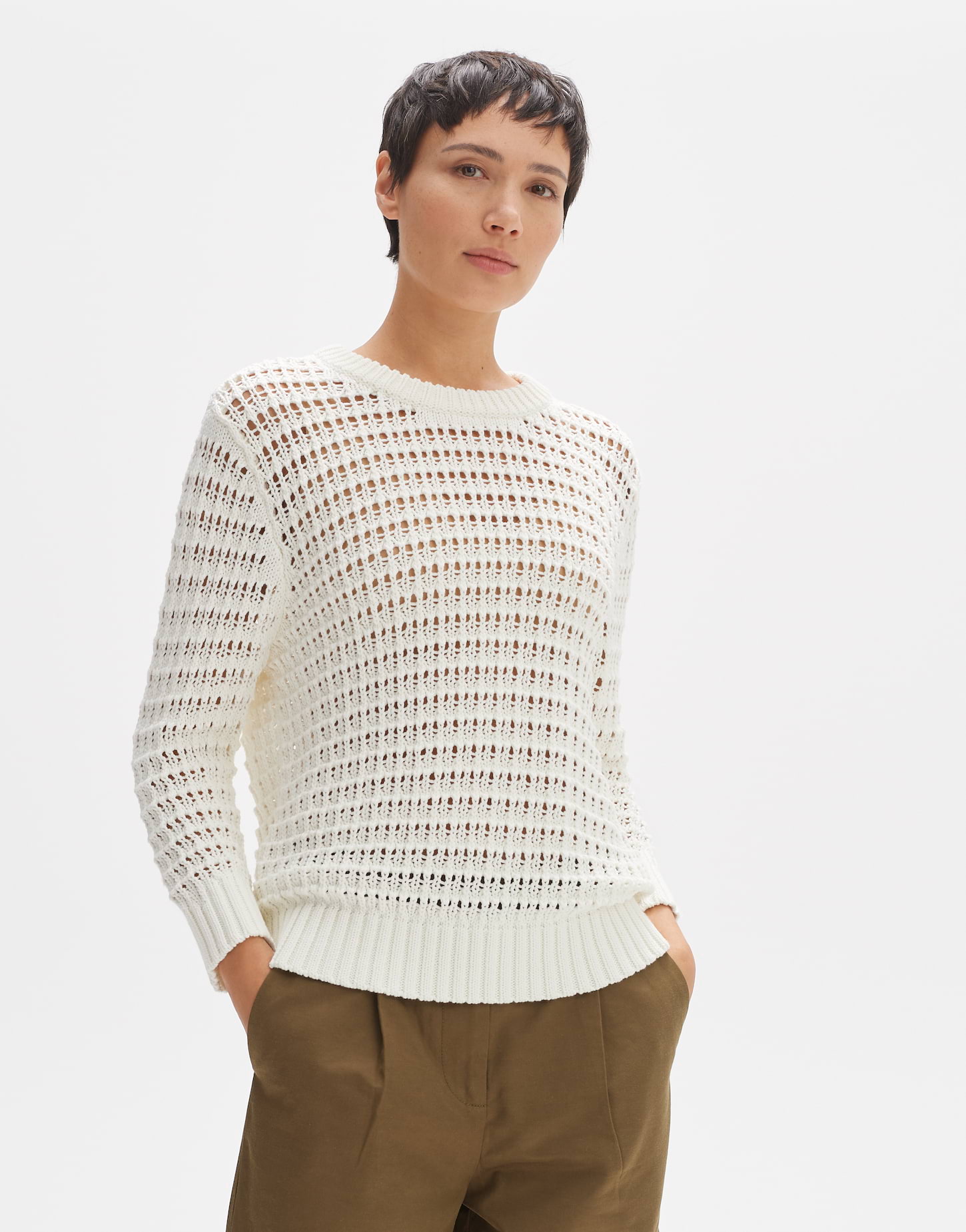 Pullover Pelisa weiß online bestellen | OPUS Online Shop