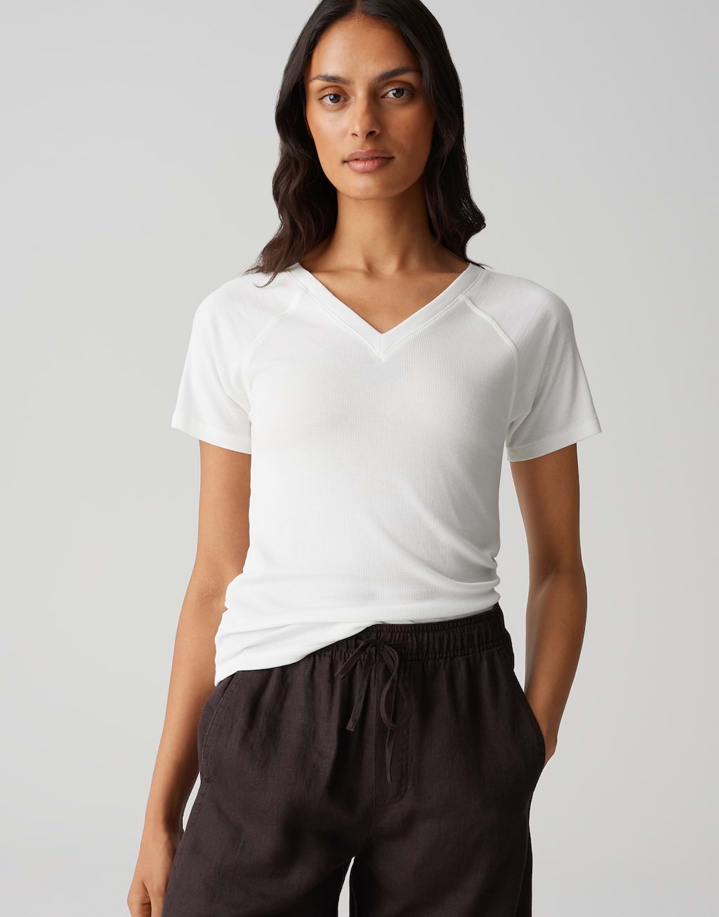 Kurzarmshirt Savella weiß online bestellen | OPUS Online Shop