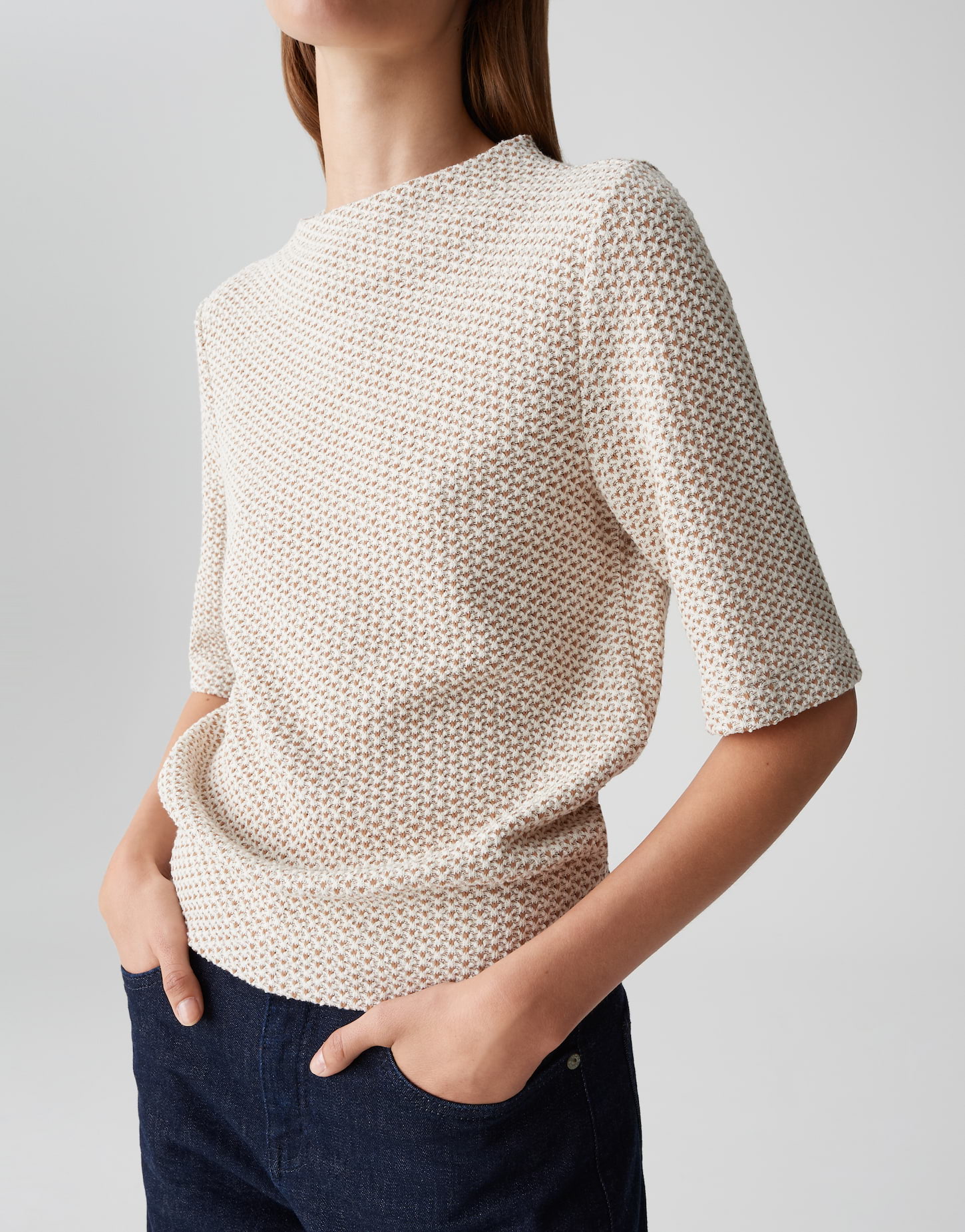 Kurzarmshirt Sawira weiß online bestellen | OPUS Online Shop