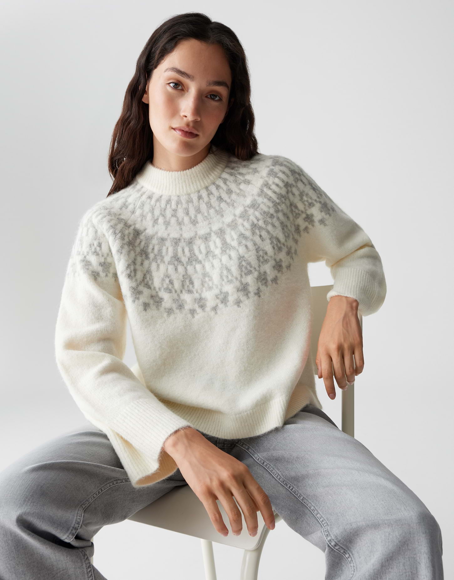 Pullover Porway weiß online bestellen | OPUS Online Shop