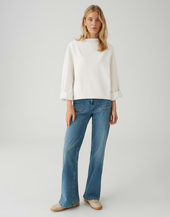 Sweatshirt Gariane weiß online bestellen | OPUS Online Shop