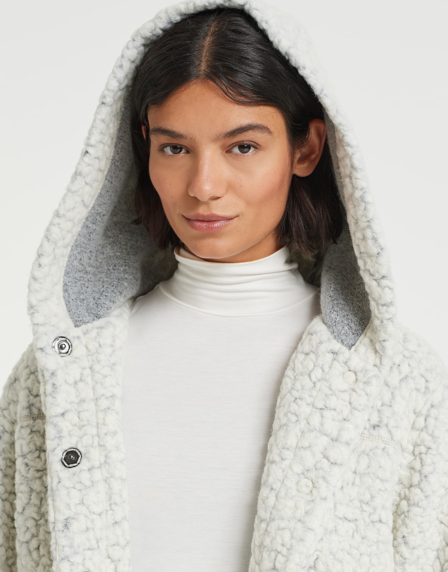 Mantel Habini weiß online bestellen | OPUS Online Shop