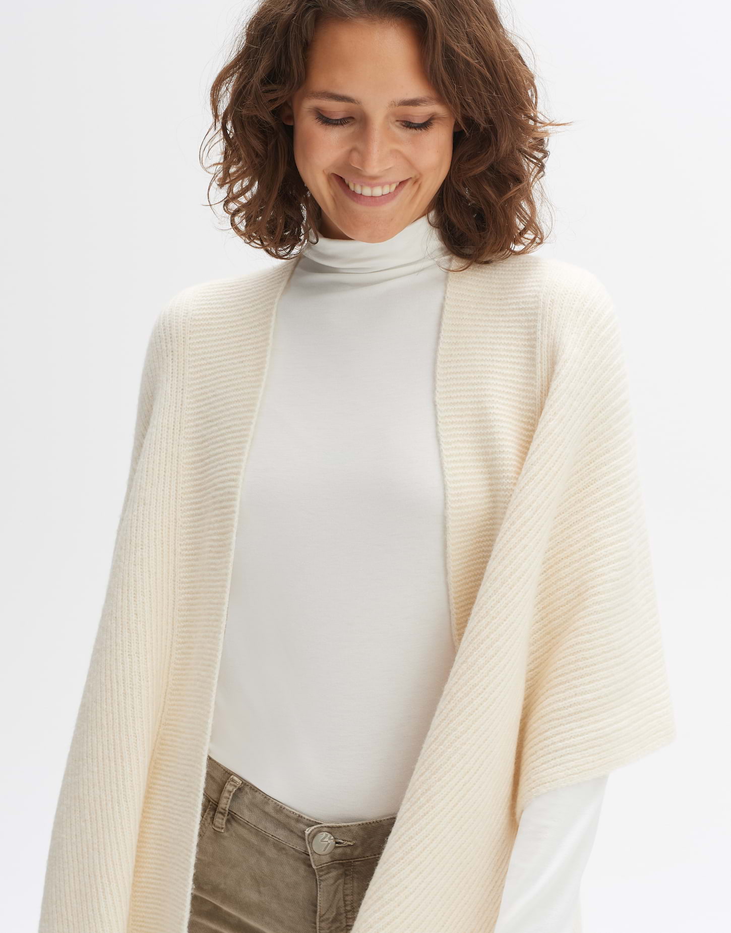 Poncho/Cape Ablanki cape beige online bestellen | OPUS Online Shop