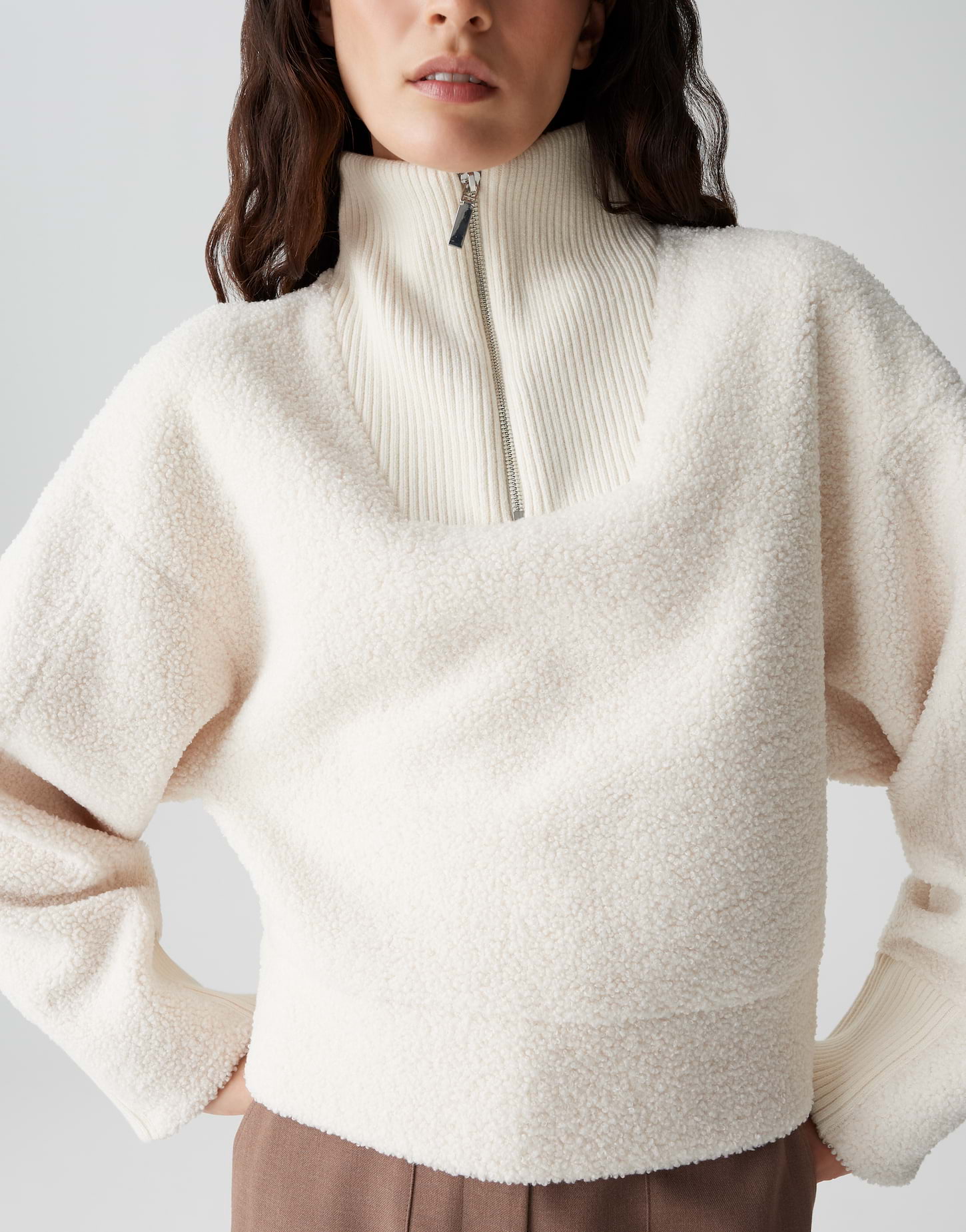 Sweatshirt Gick beige online bestellen | OPUS Online Shop
