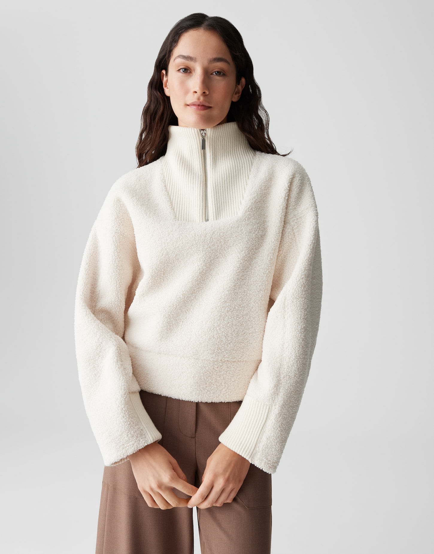 Sweatshirt Gick beige online bestellen | OPUS Online Shop
