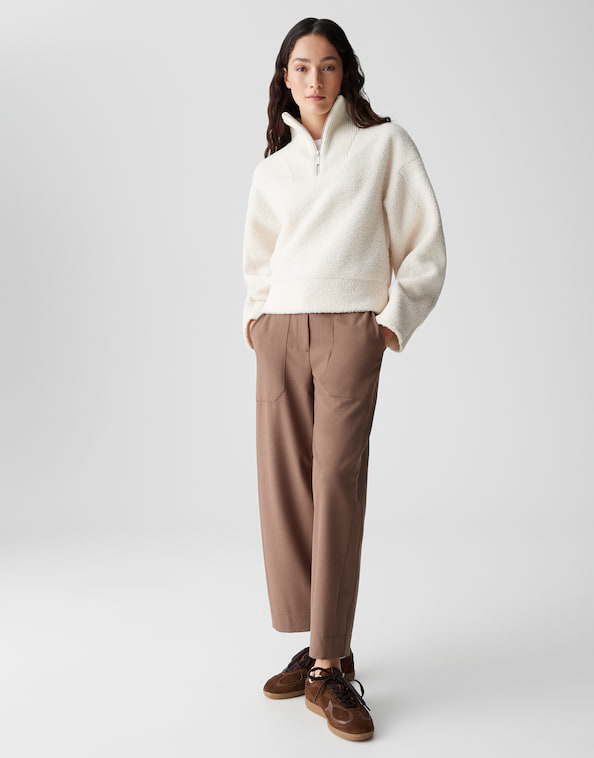 Sweatshirt Gick beige online bestellen | OPUS Online Shop