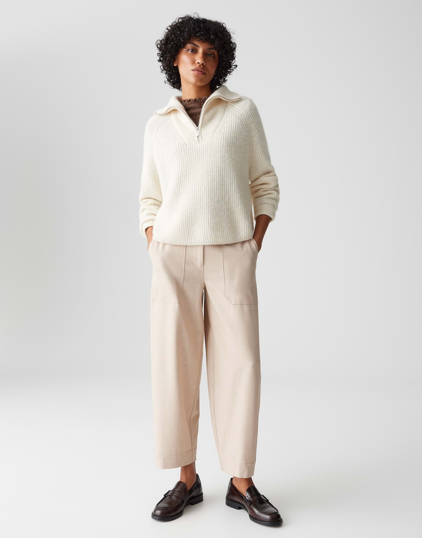 Pullover Poy beige online bestellen | OPUS Online Shop
