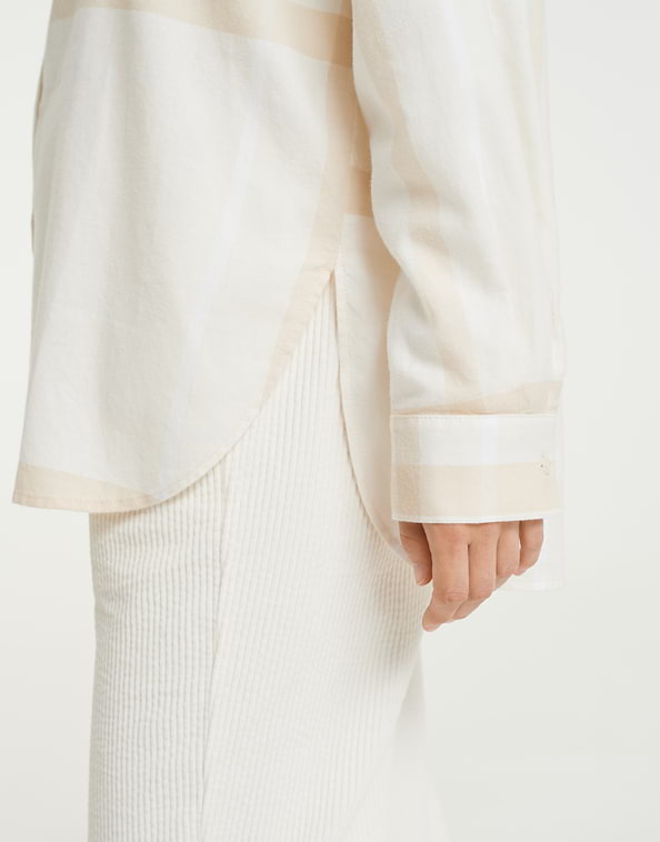 Langarmbluse Fineli snow beige online bestellen | OPUS Online Shop