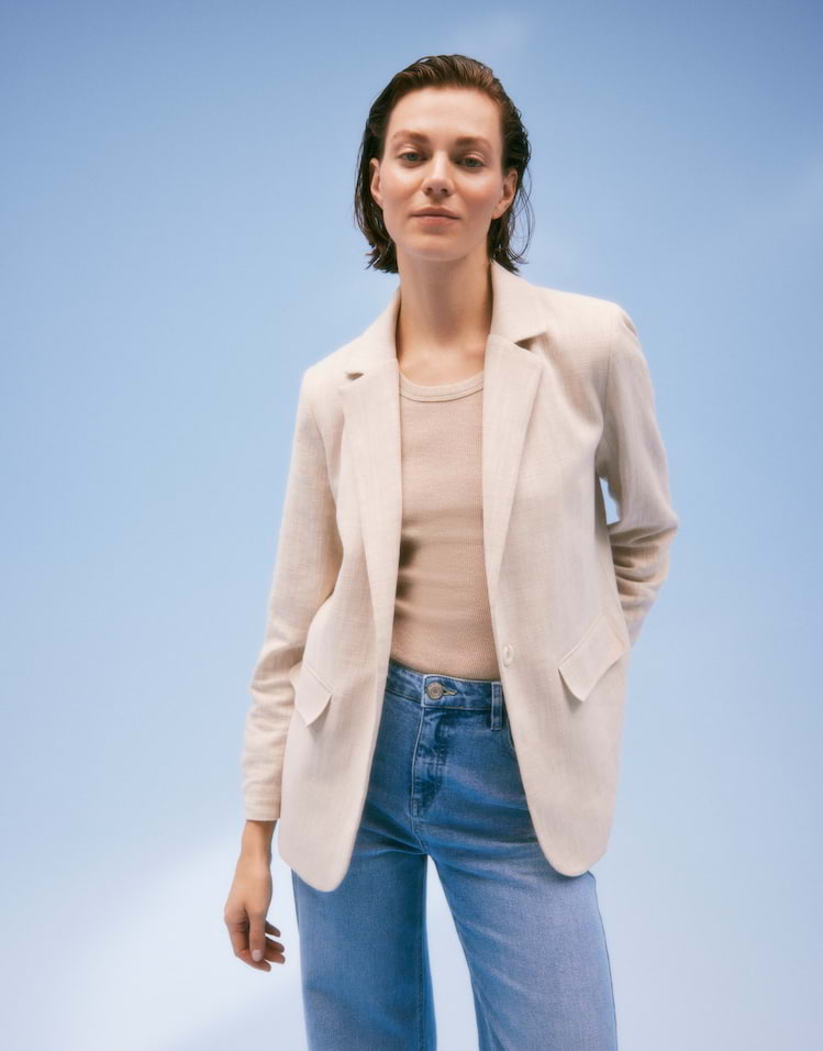 Blazer Jadima beige online bestellen | OPUS Online Shop