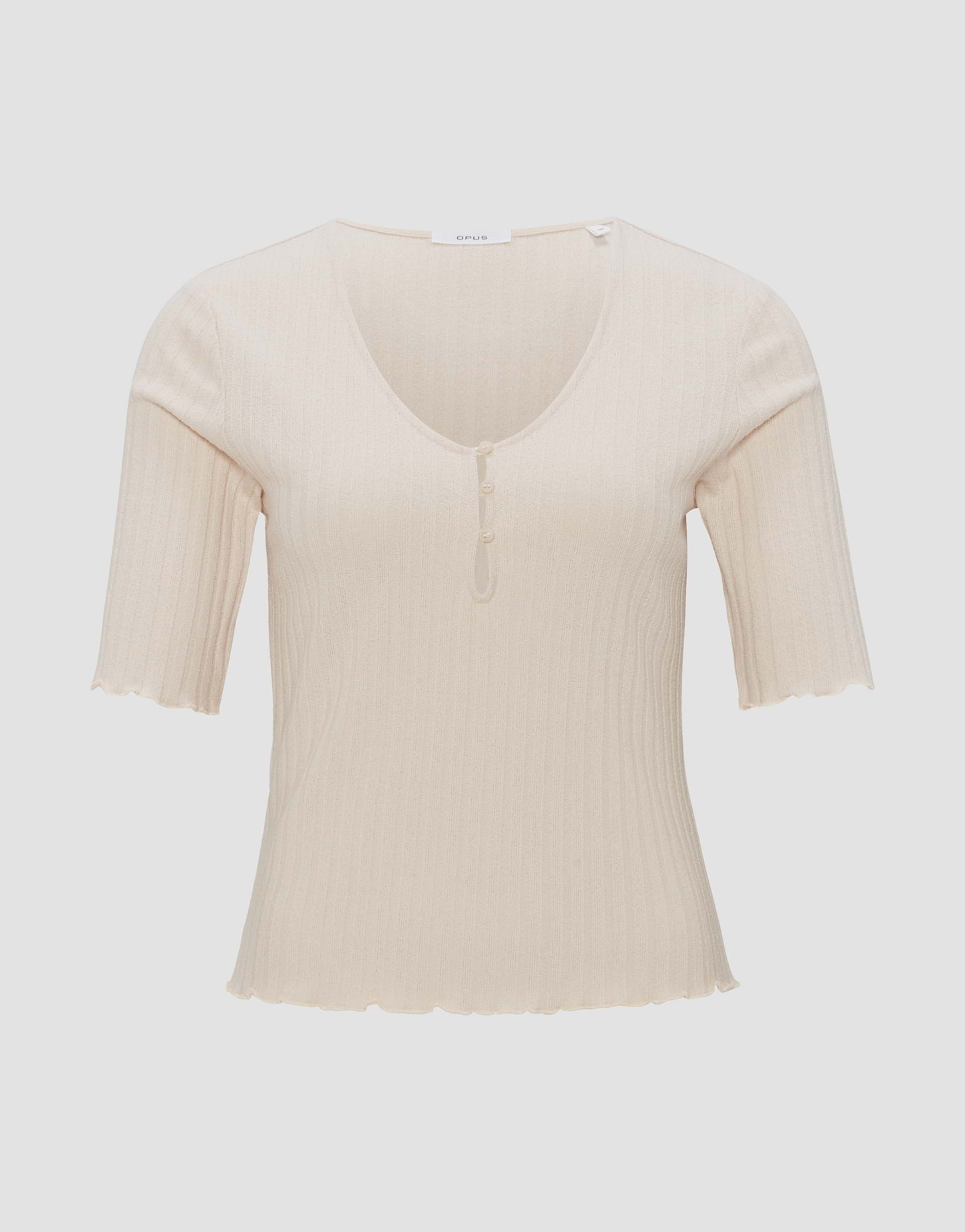 Kurzarmshirt Sonki beige online bestellen | OPUS Online Shop