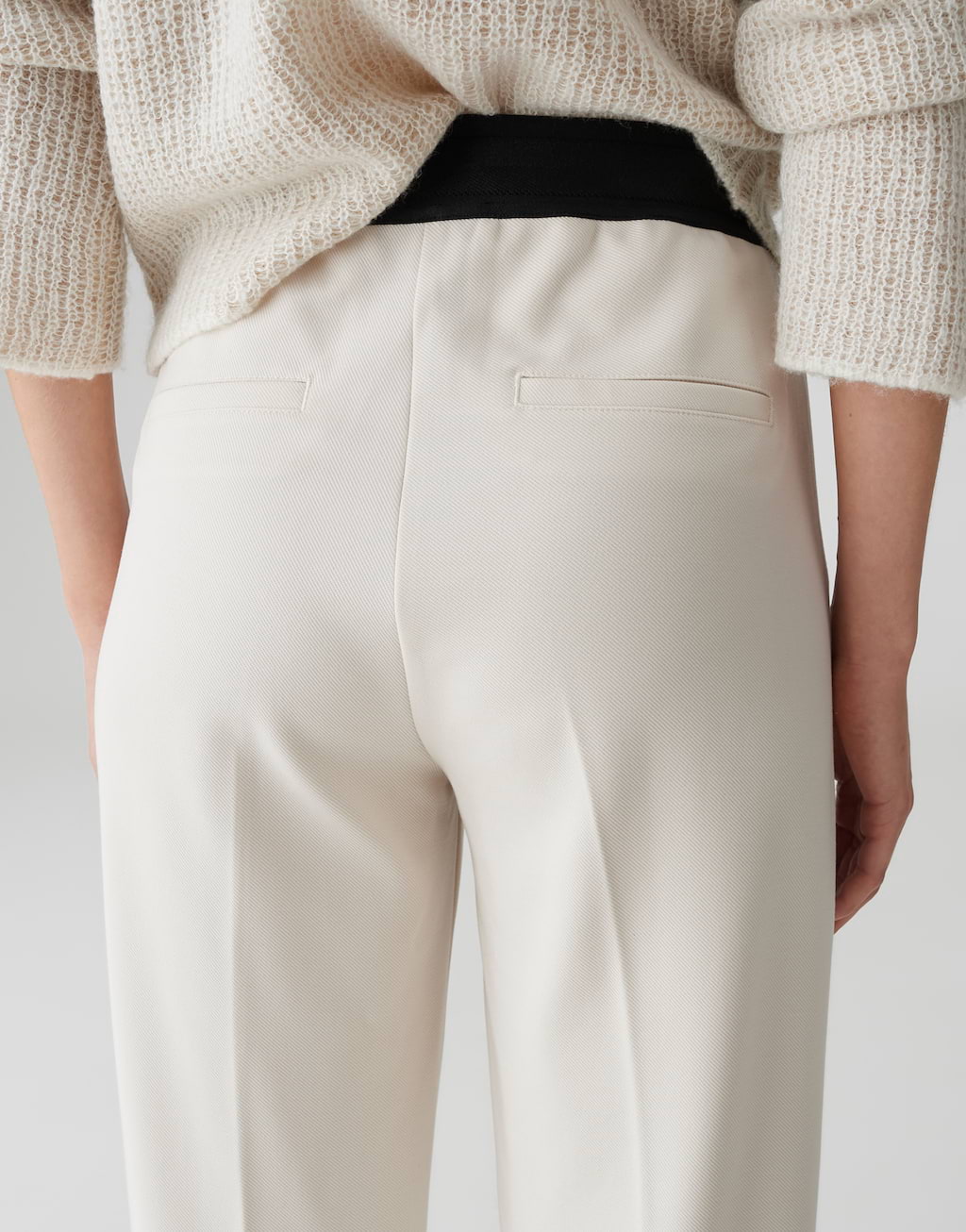 Wide Leg Pants Macie brook beige online bestellen | OPUS Online Shop