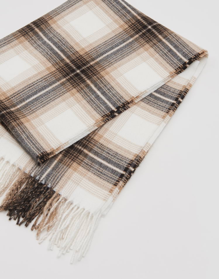 Sjaal Afadi scarf bruin online bestellen | OPUS online shop