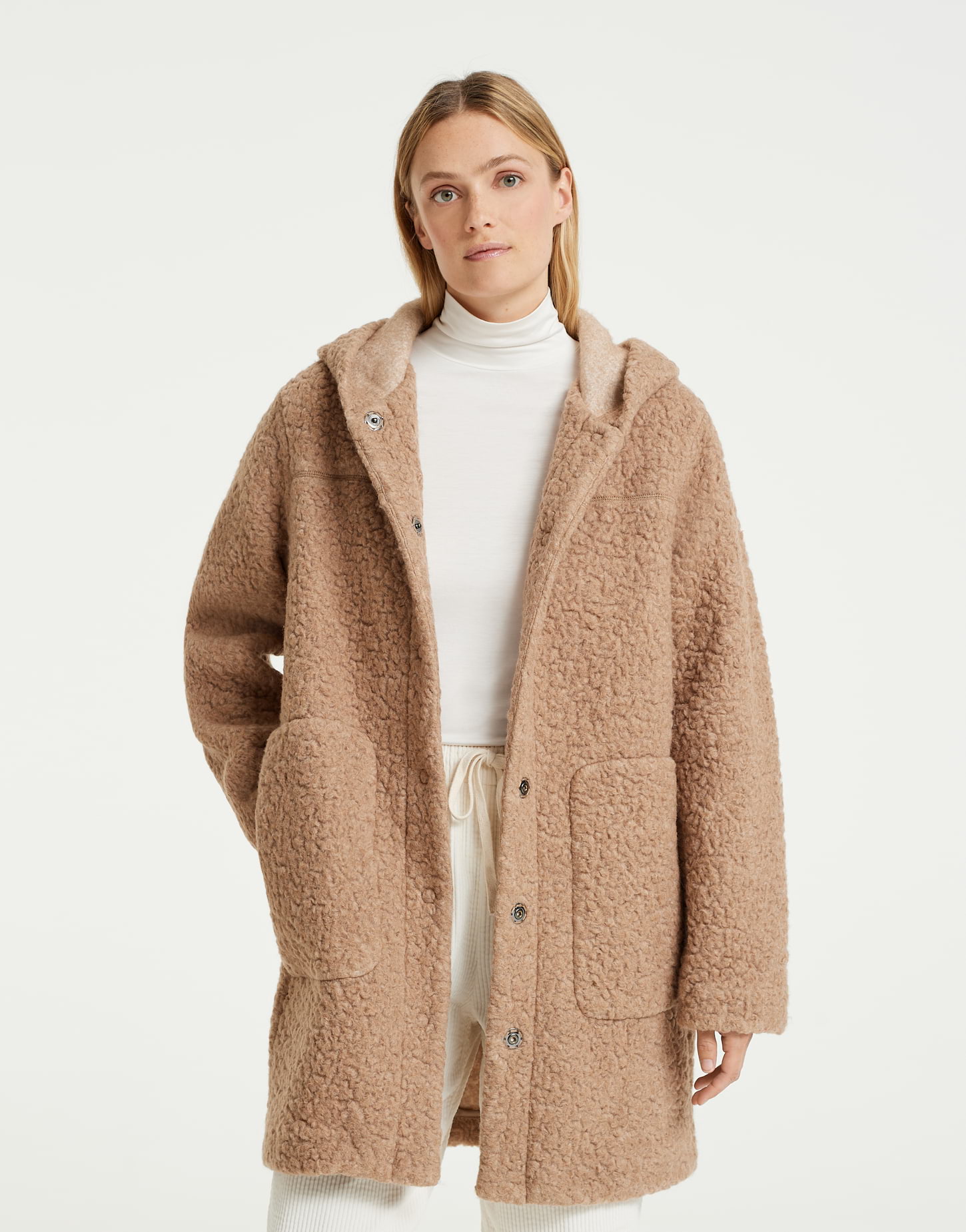 Mantel Habini braun online bestellen | OPUS Online Shop