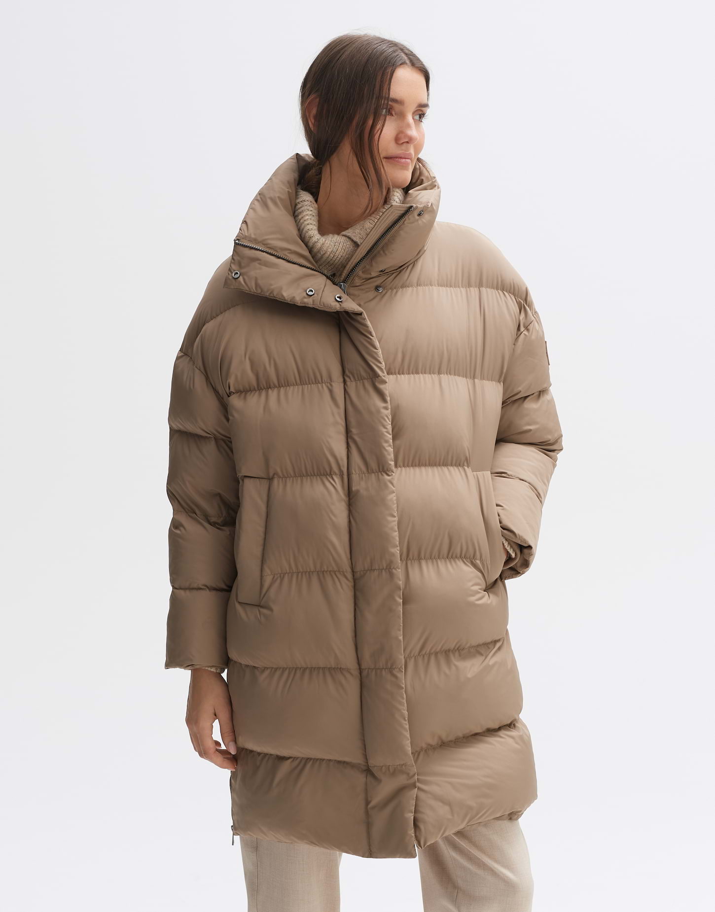 Mantel Hileni braun online bestellen | OPUS Online Shop