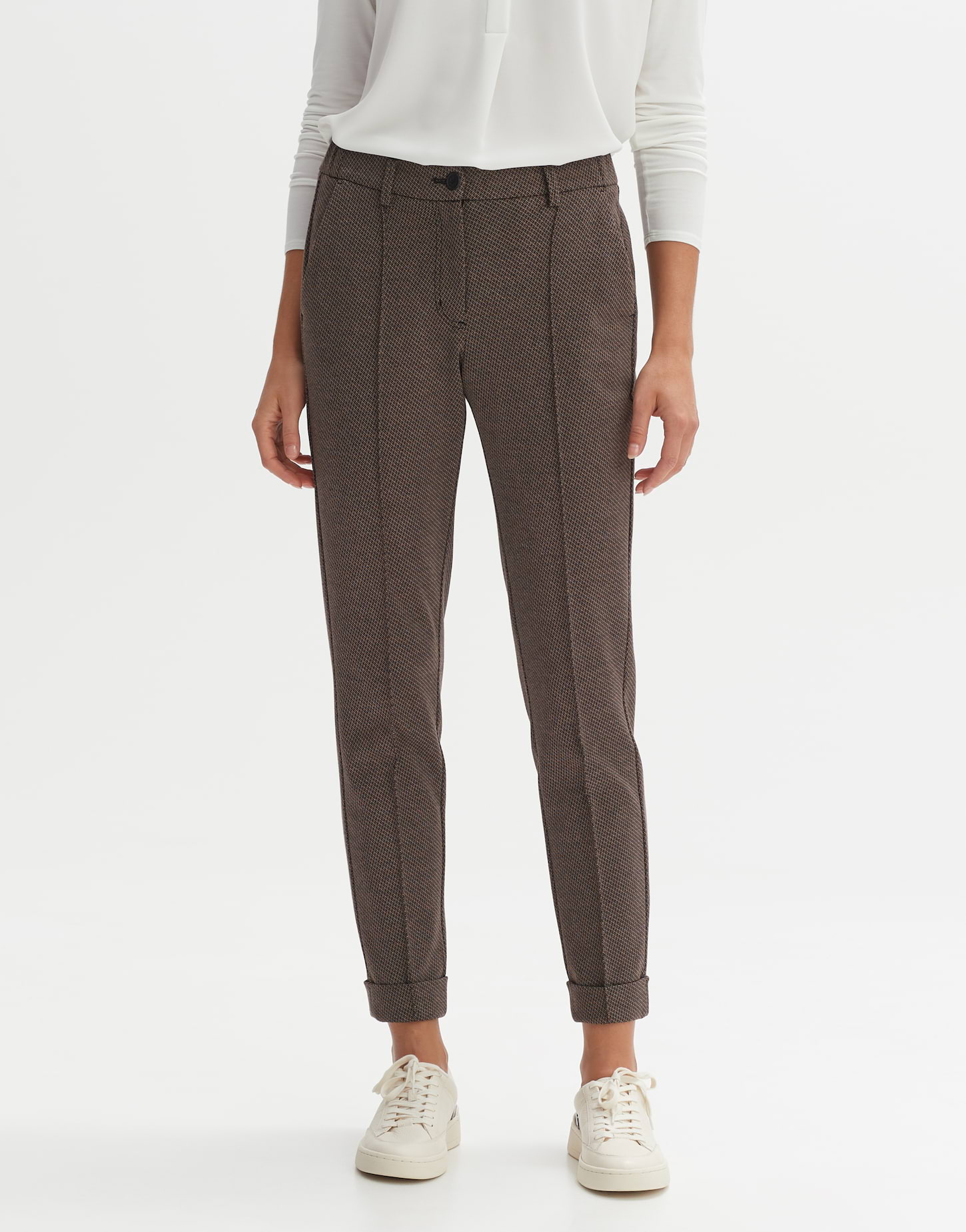 City Pants Melina track braun online bestellen | OPUS Online Shop