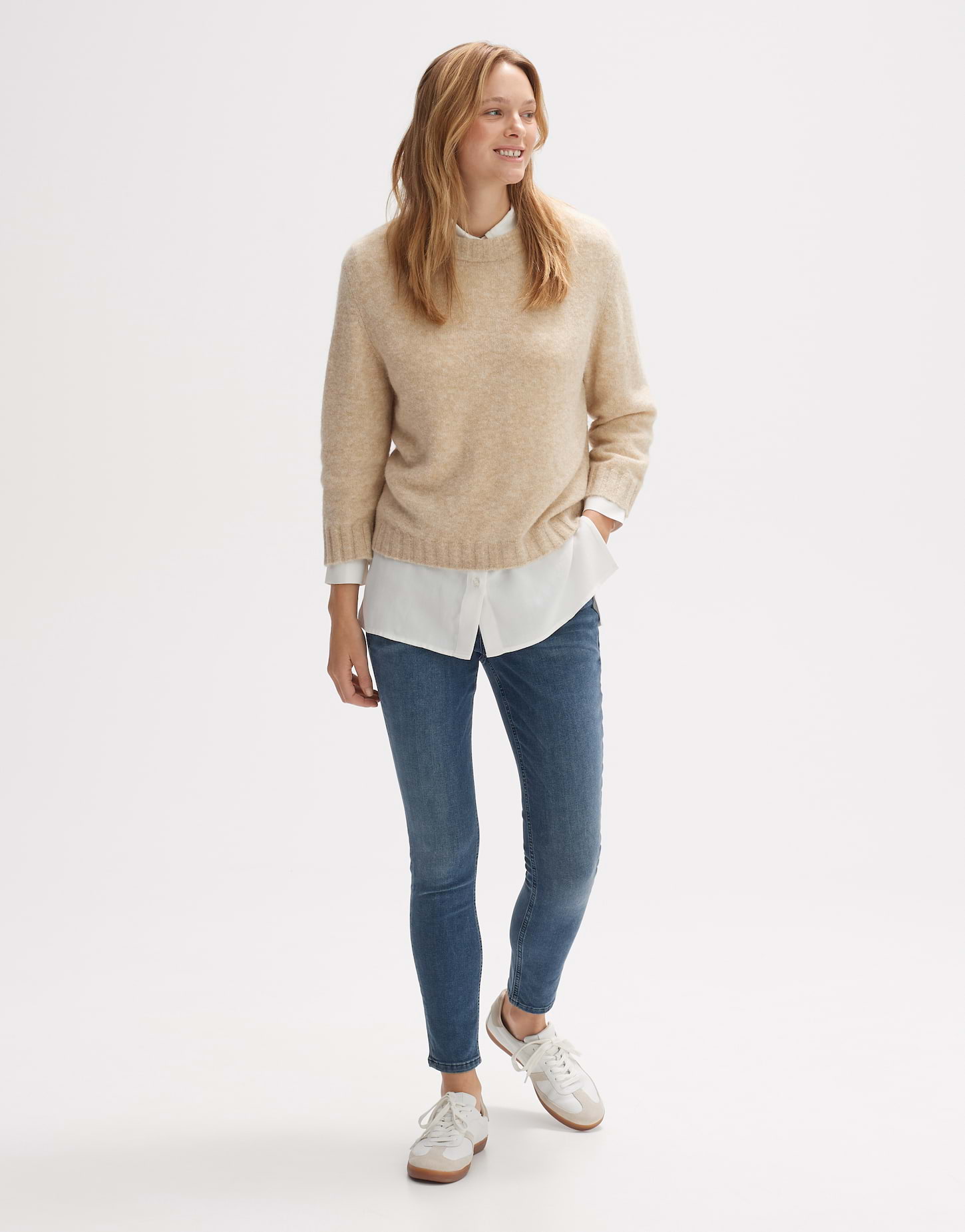 commander Pull en tricot Putzi beige en ligne | OPUS Boutique en ligne