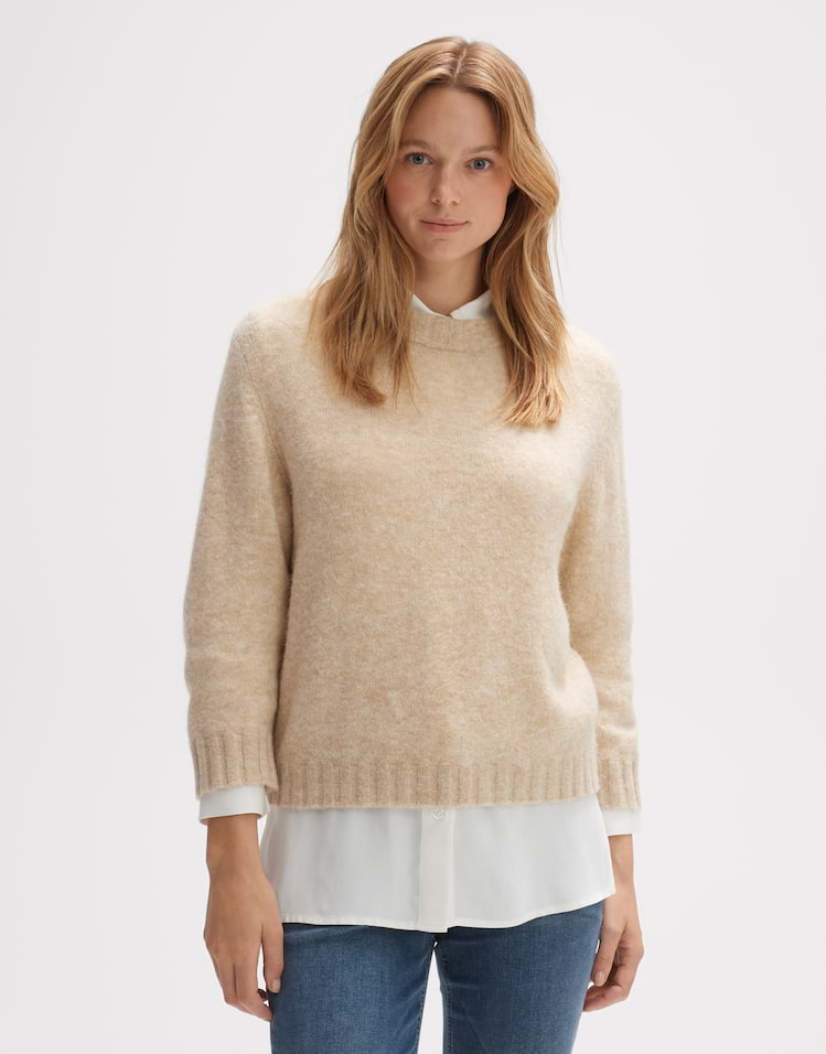 commander Pull en tricot Putzi beige en ligne | OPUS Boutique en ligne