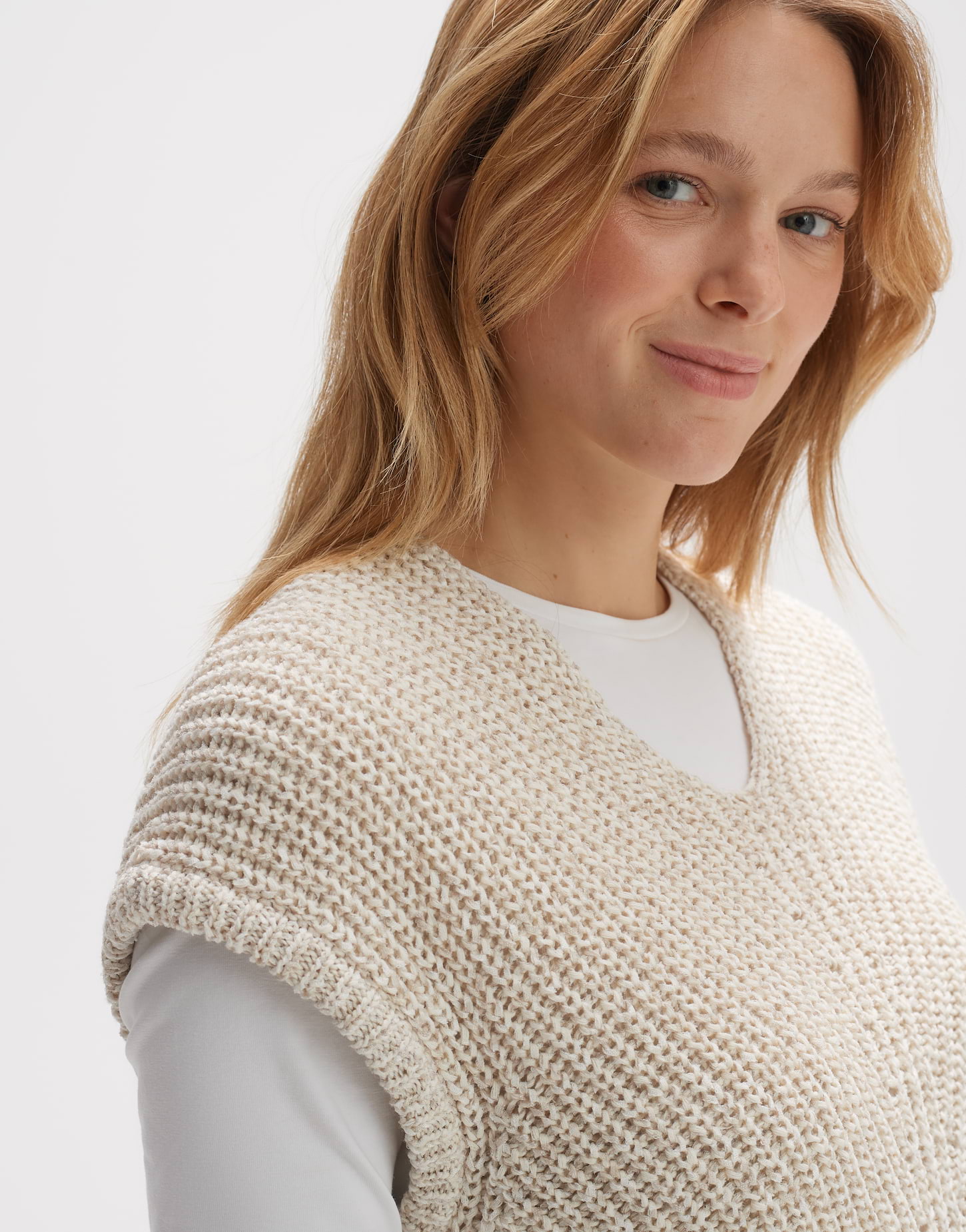 Pullunder Pauto beige online bestellen | OPUS Online Shop