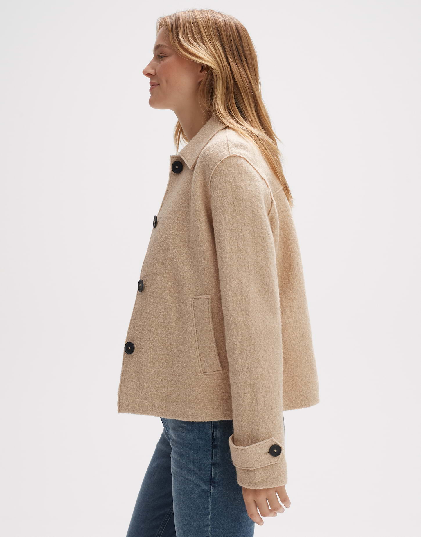 Jacke Hayama beige online bestellen | OPUS Online Shop
