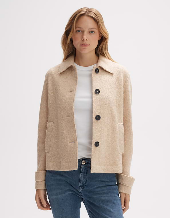 Jacke Hayama beige online bestellen | OPUS Online Shop