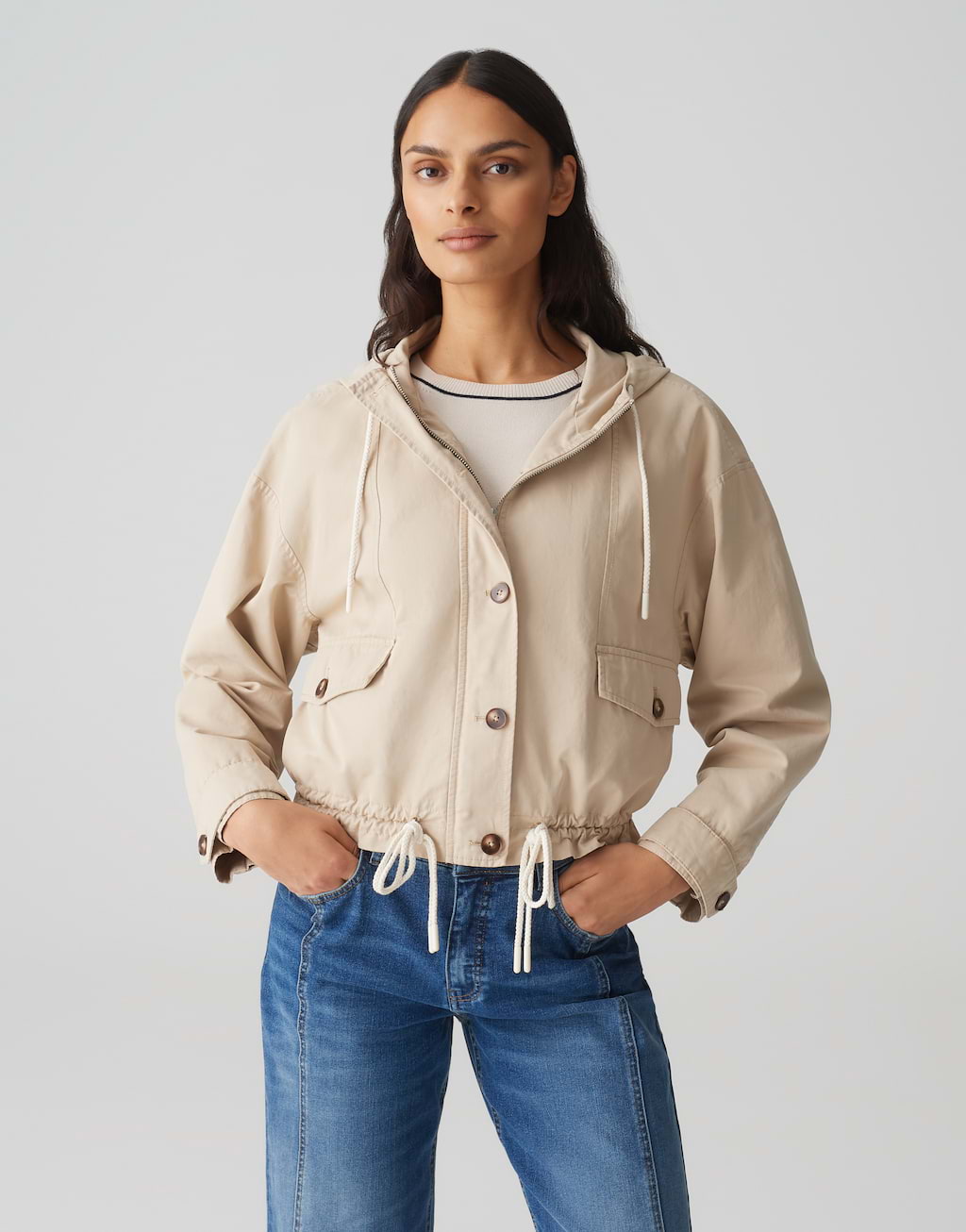 Jacke Helani beige online bestellen | OPUS Online Shop
