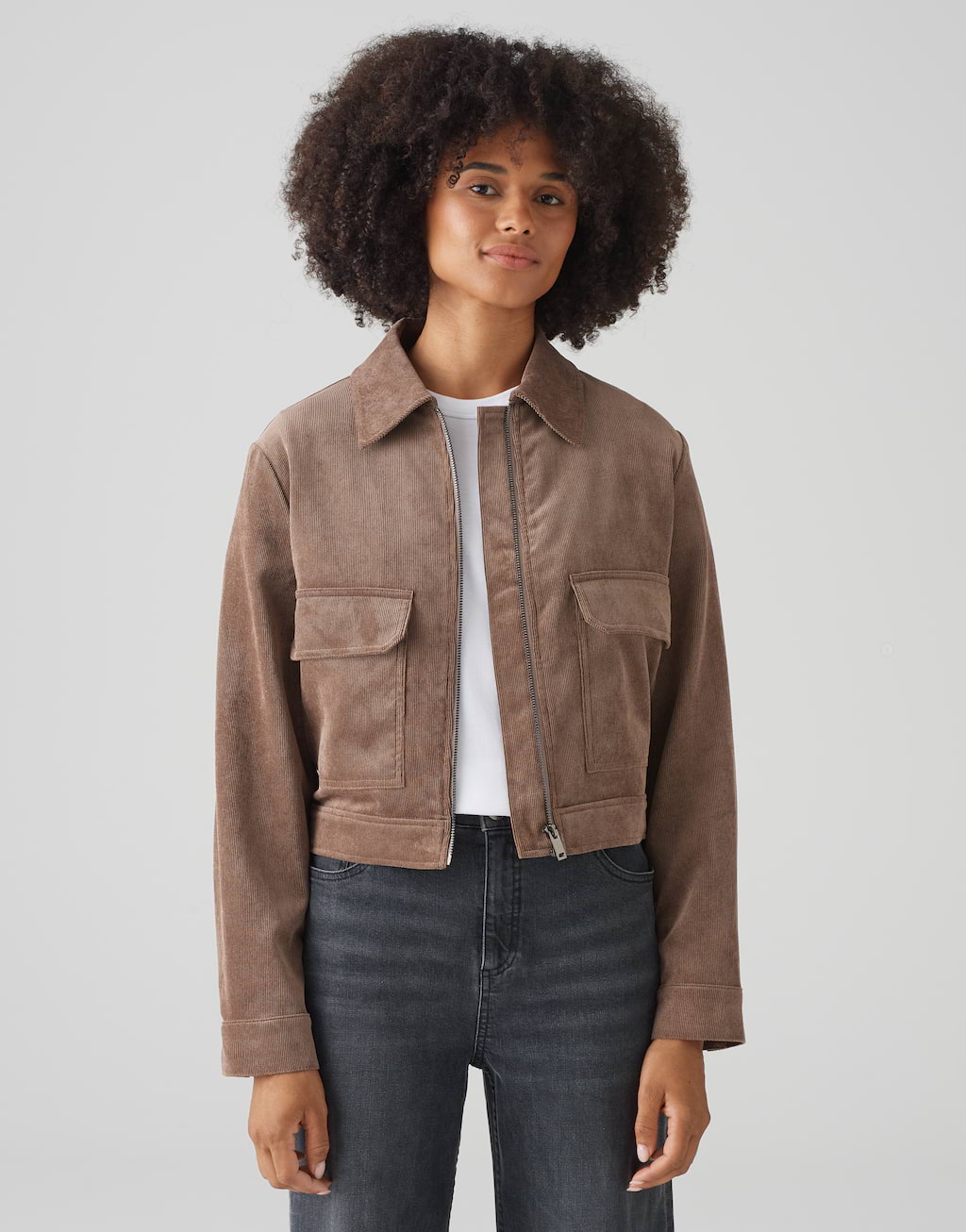 Jacke Hanju braun online bestellen | OPUS Online Shop