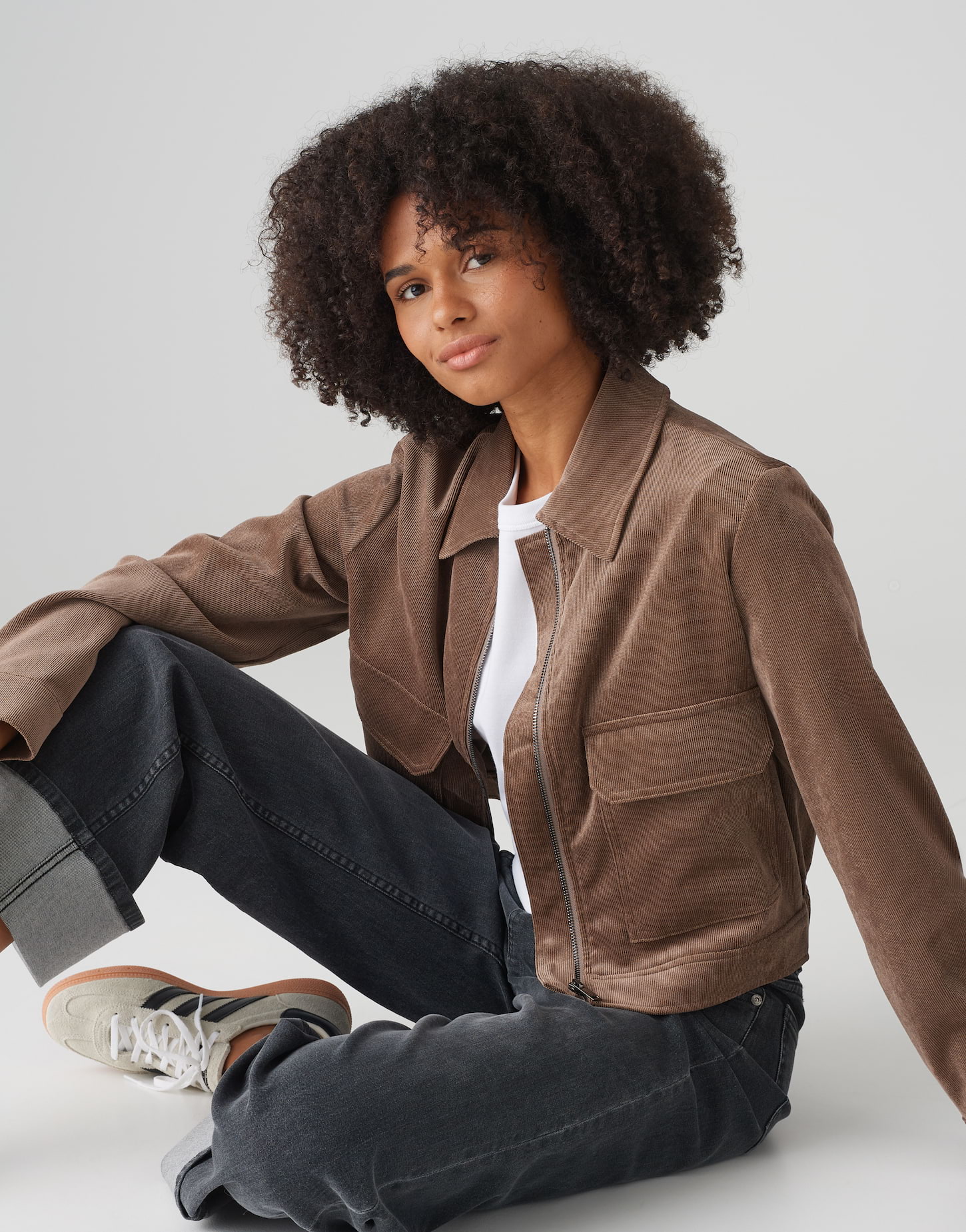 Jacke Hanju braun online bestellen | OPUS Online Shop