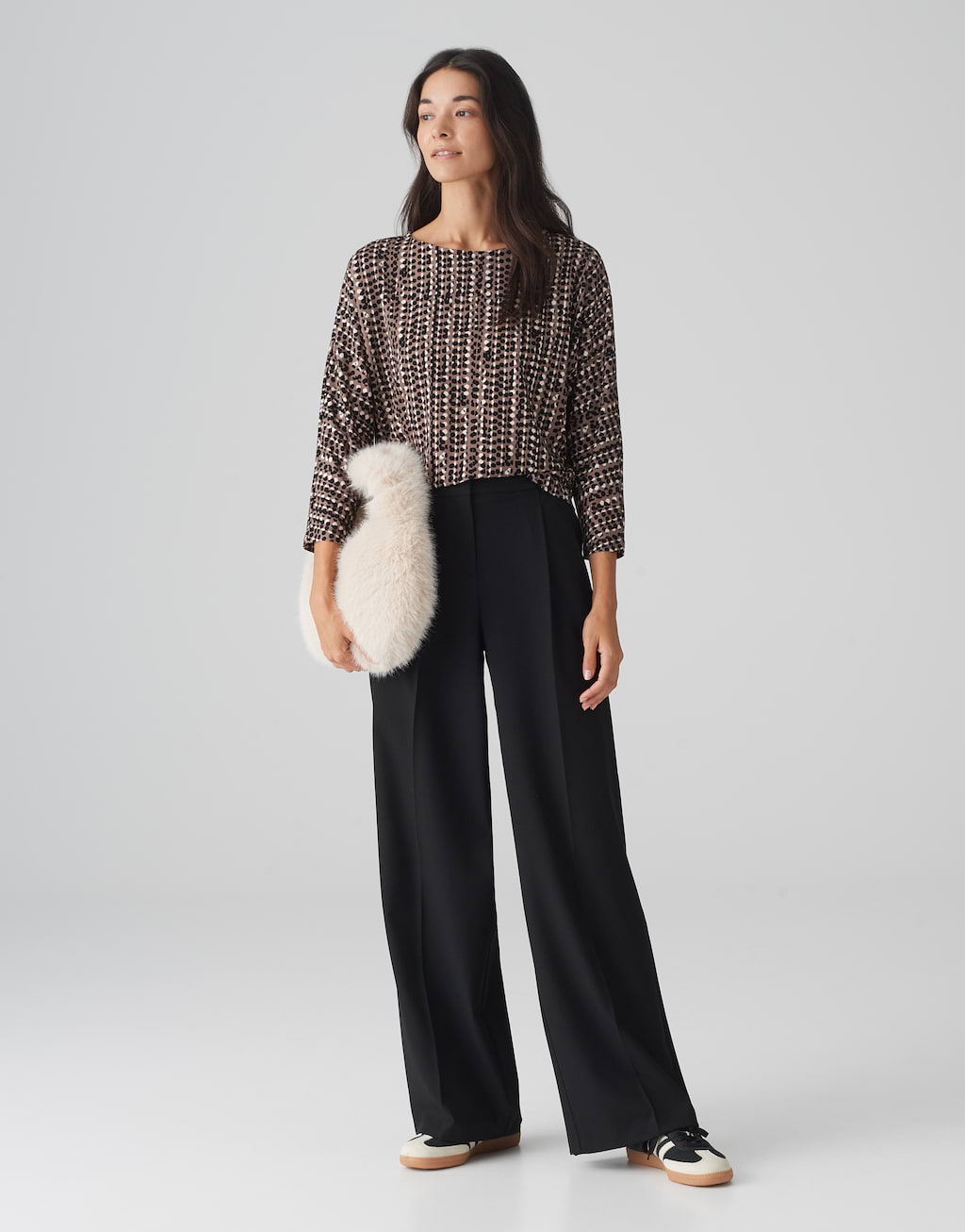 Dreiviertelarmshirt Sebry shine gold online bestellen | OPUS Online Shop