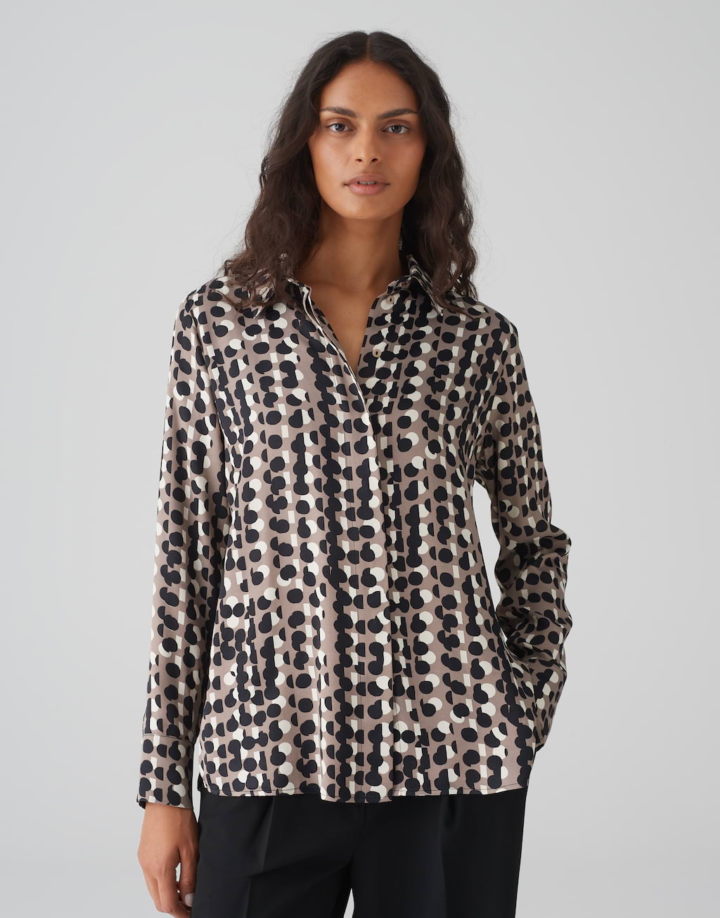long sleeve blouse Fosmo gold by OPUS | shop your favourites online