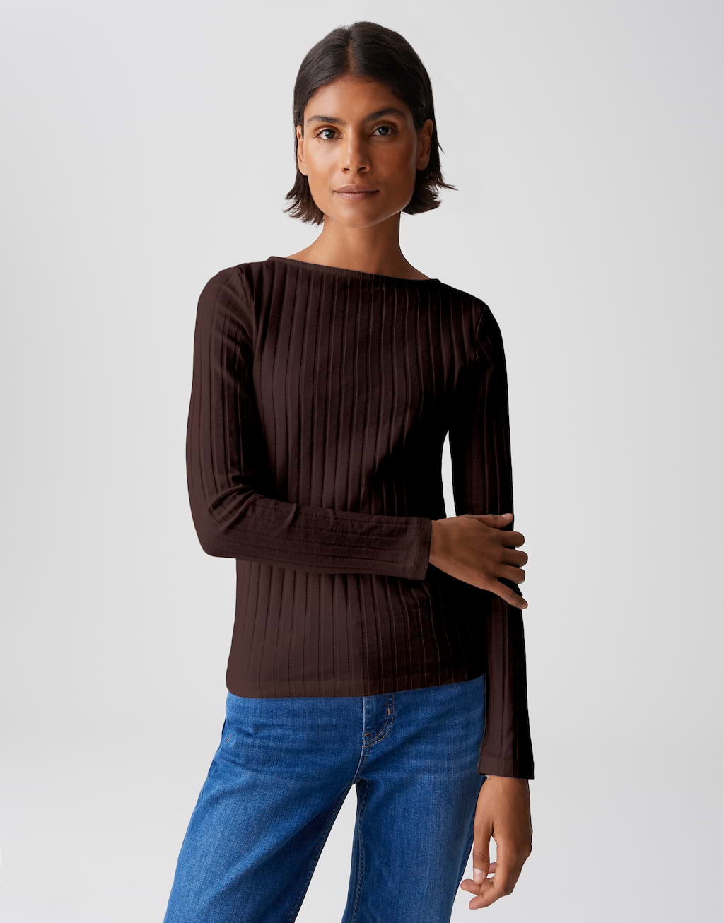 long sleeve shirt Sovke brown by OPUS | shop your favourites online