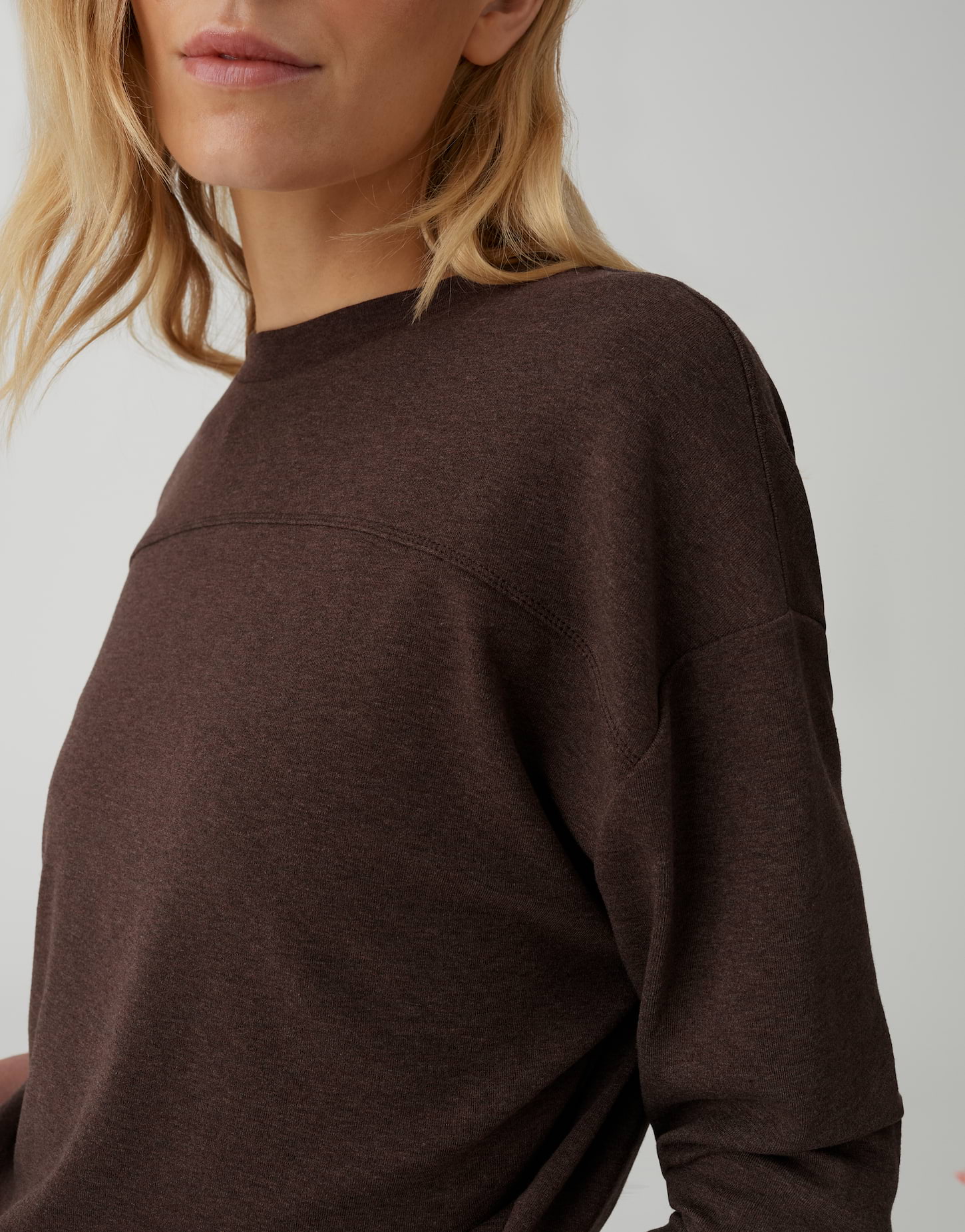 Langarmshirt Supani braun online bestellen | OPUS Online Shop