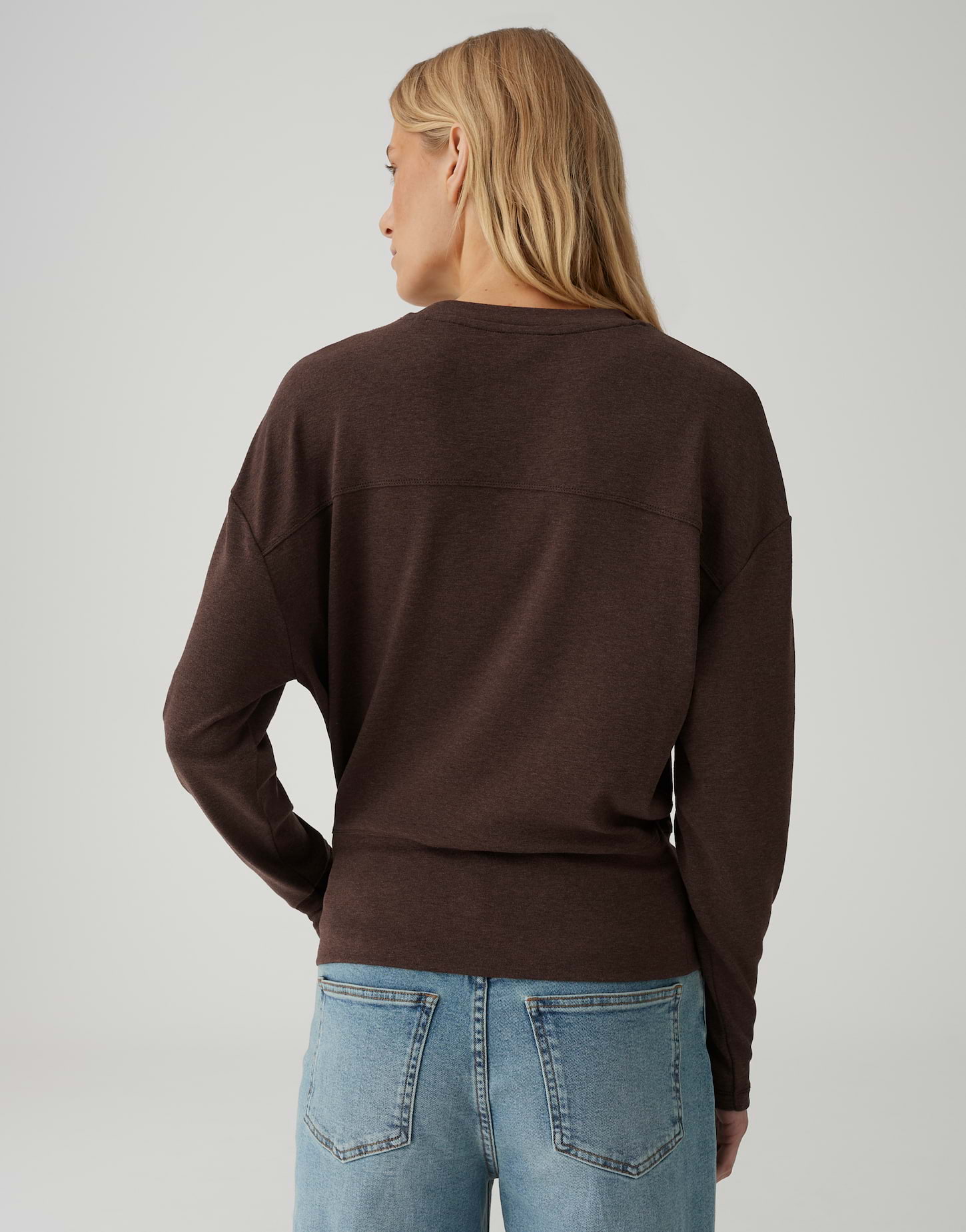 Langarmshirt Supani braun online bestellen | OPUS Online Shop