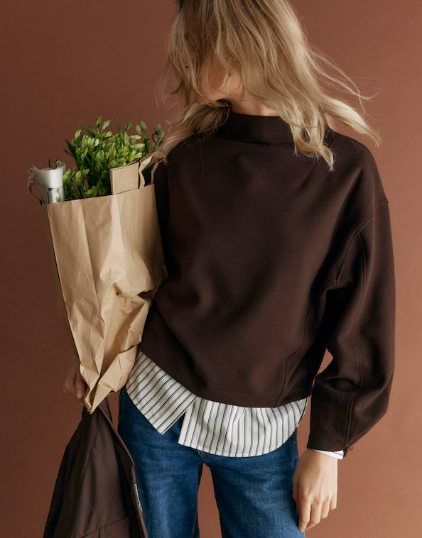 Sweatshirt Gariane braun online bestellen | OPUS Online Shop