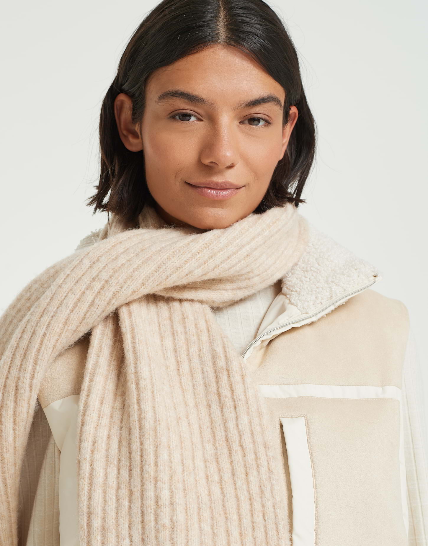 Schal Awalu scarf beige online bestellen | OPUS Online Shop