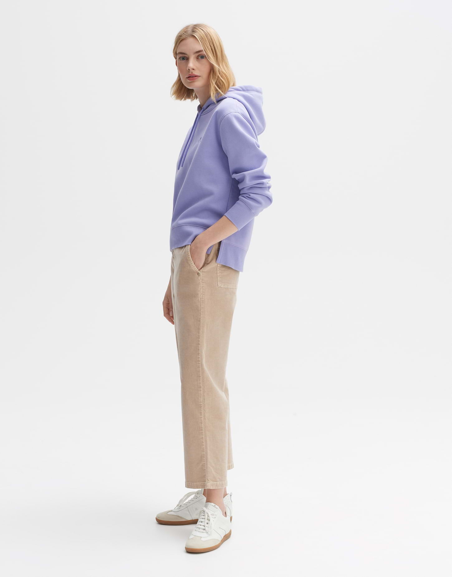 Wide Leg Pants Mokoti cargo beige online bestellen | OPUS Online Shop