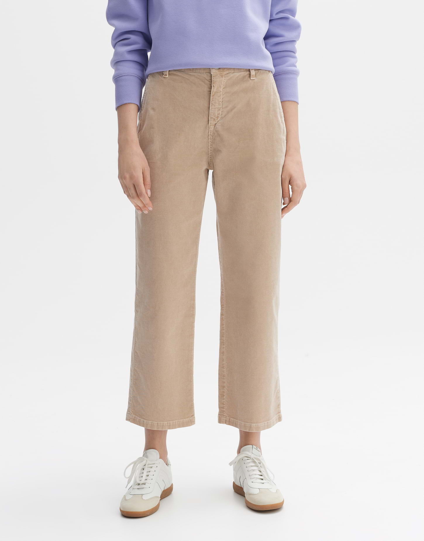 Wide Leg Pants Mokoti cargo beige online bestellen | OPUS Online Shop