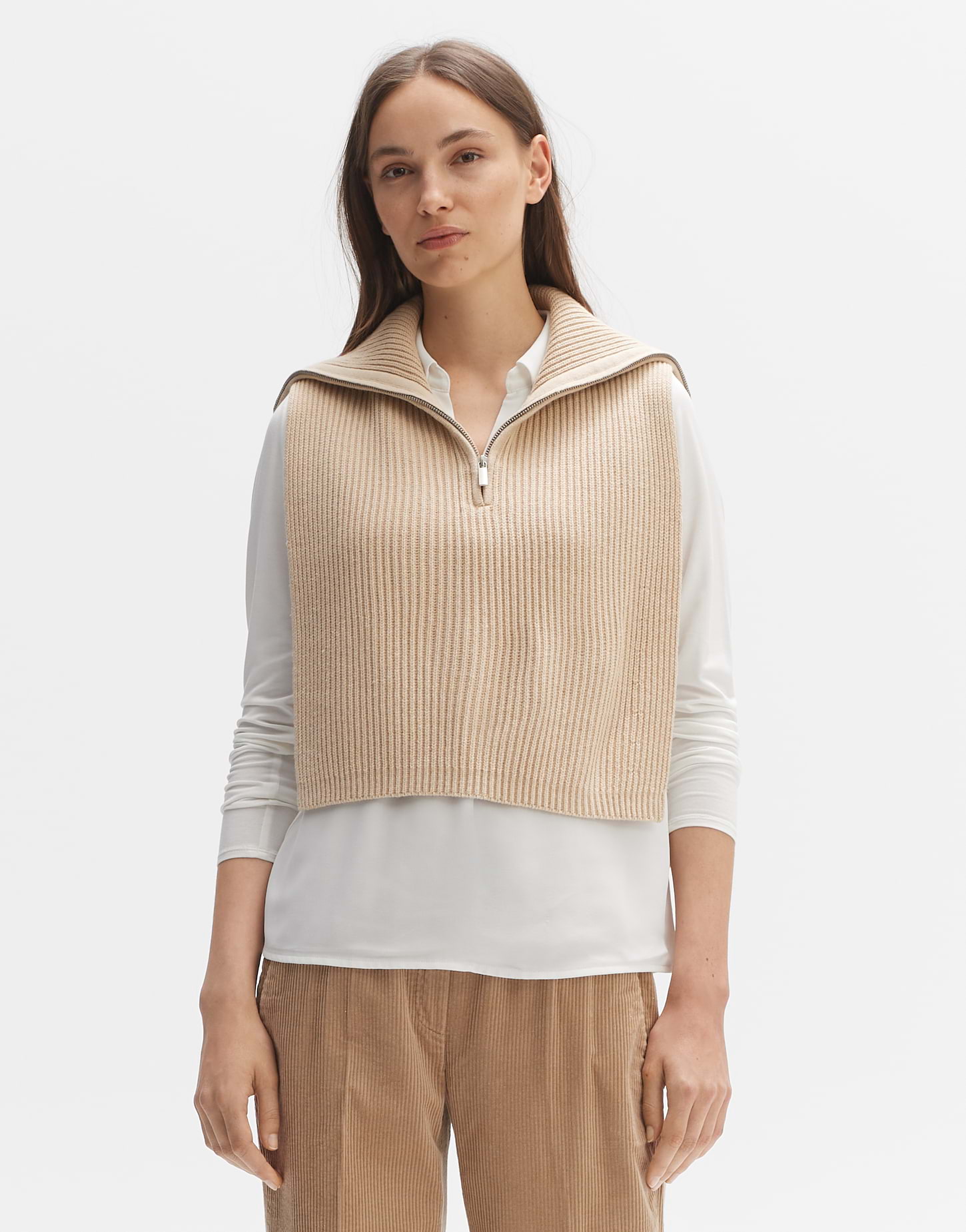 Pullunder Awesti cape beige online bestellen | OPUS Online Shop