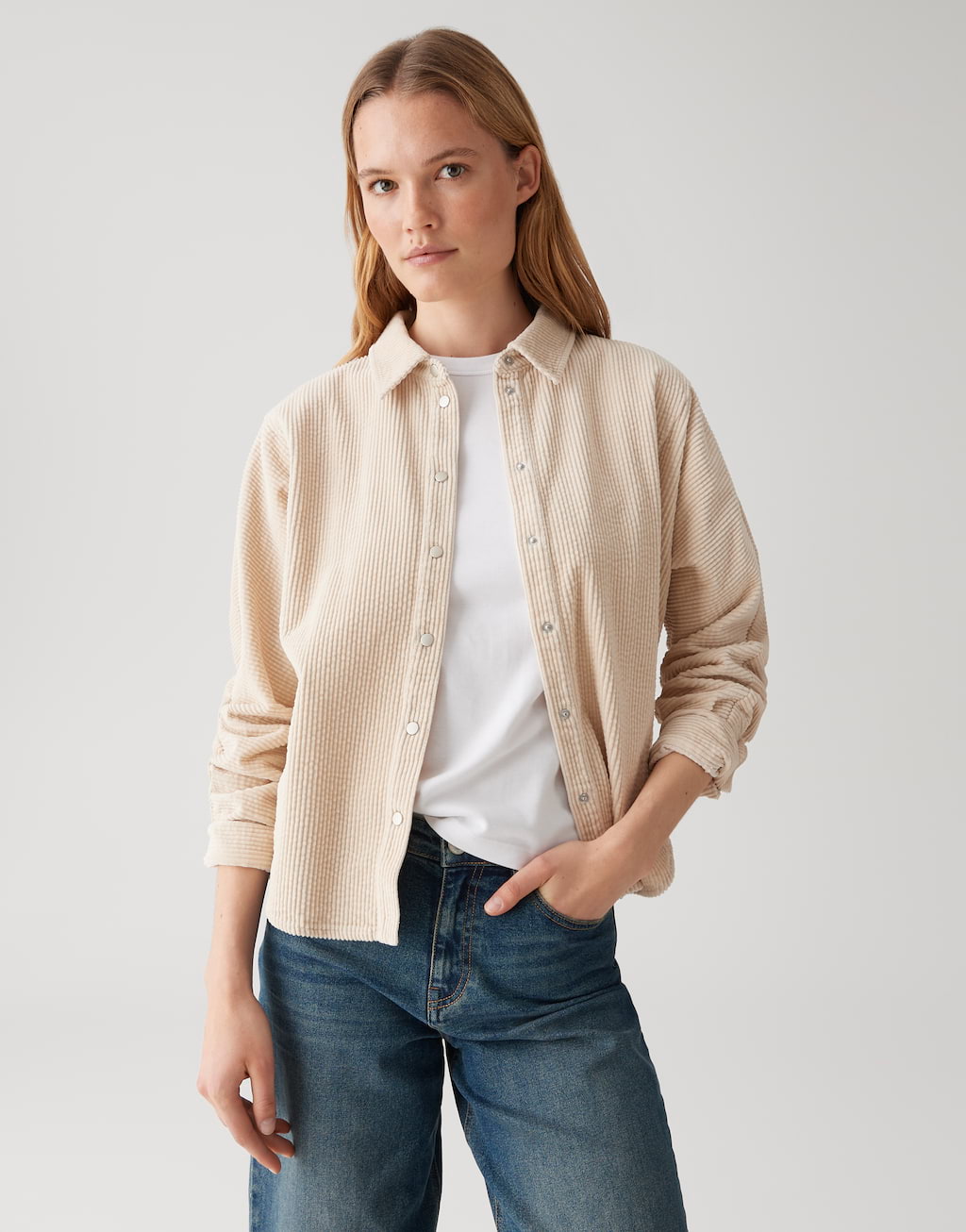 long sleeve blouse Frenki beige by OPUS | shop your favourites online