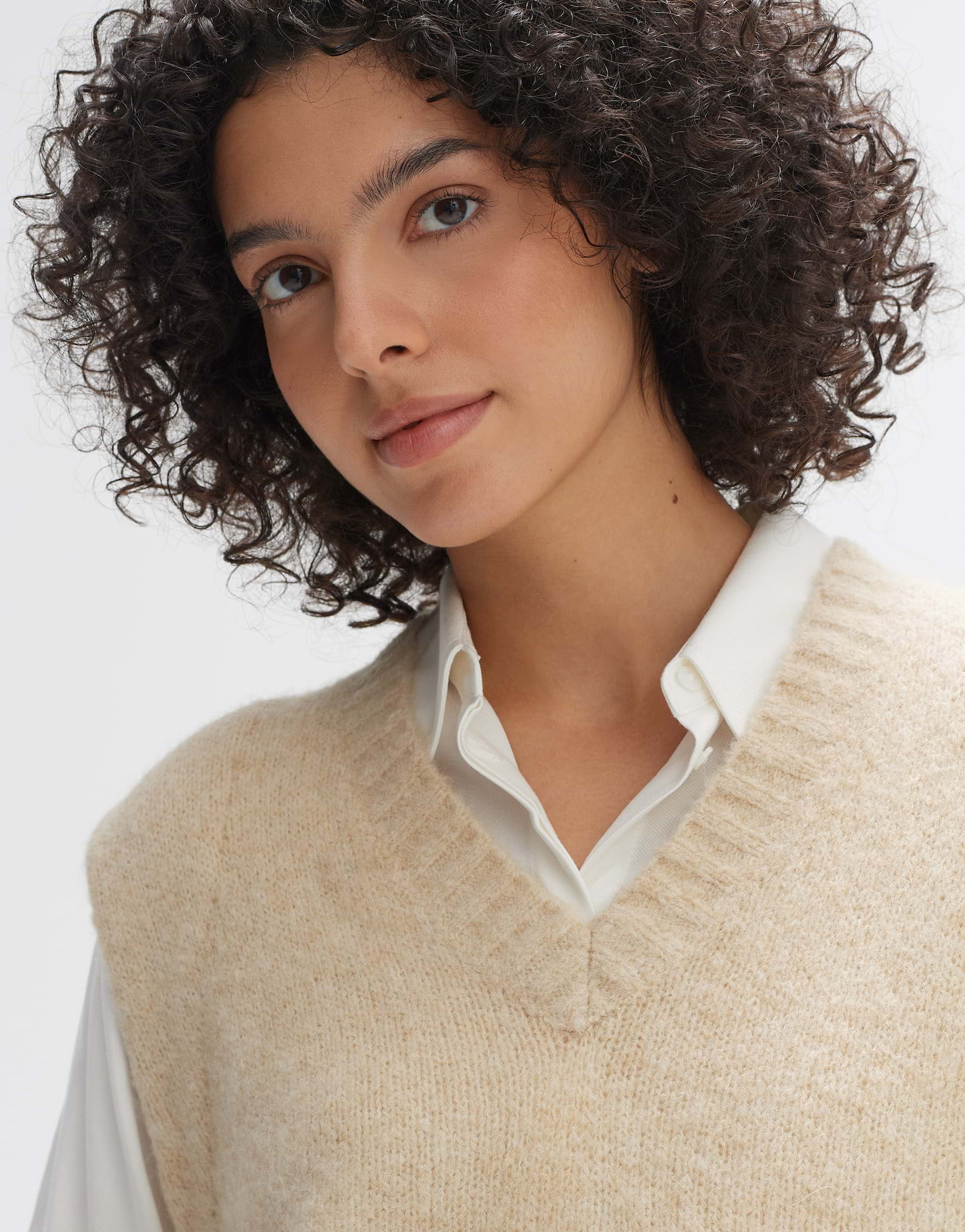 Pullunder Pilom beige online bestellen | OPUS Online Shop