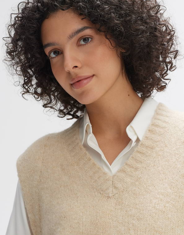 Pullunder Pilom beige online bestellen | OPUS Online Shop