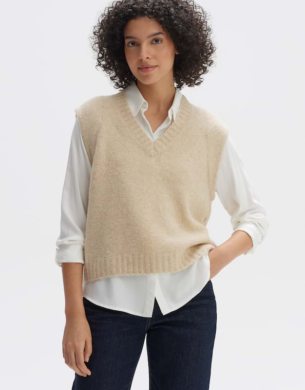 Pullunder Pilom beige online bestellen | OPUS Online Shop