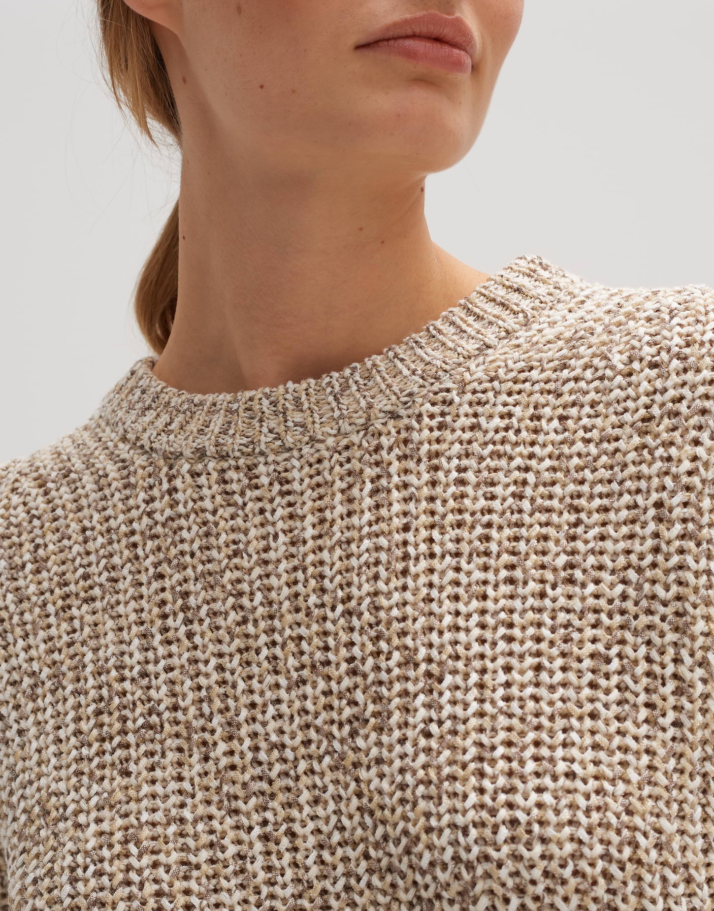 Strickpullover Porunu beige online bestellen | OPUS Online Shop
