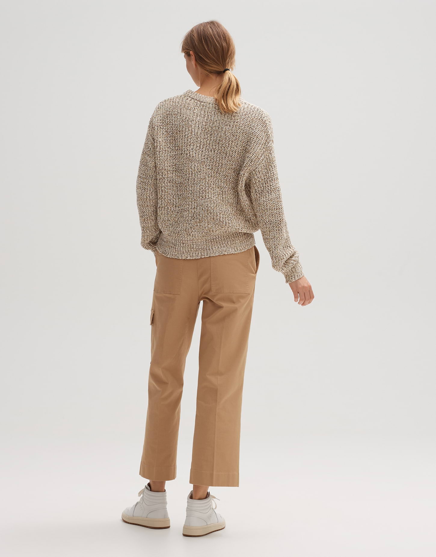 Strickpullover Porunu beige online bestellen | OPUS Online Shop